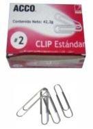 CLIP CHICO #1 PLATEADO ACCO